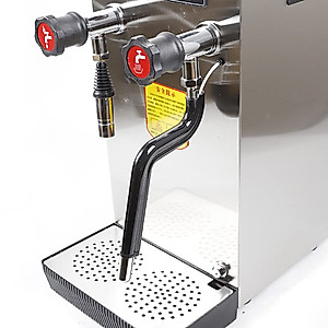 2500W 8L Commercial Multi-Purpose Milk Frother, Full-Automatic Steam Boiling Water Frothing Machine, Elec Milk Foam Maker for Espresso Coffee Tea Coffee Shop Dessert Shop Hotel Milk