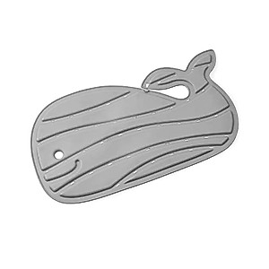 Skip Hop Non-Slip Baby Bath Mat, Moby, Grey