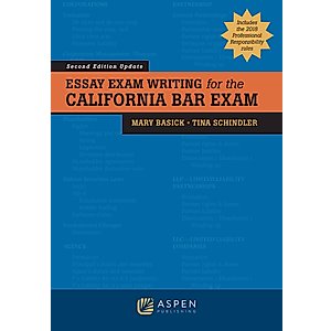 Essay Exam Writing for the California Bar Exam (Bar Review)