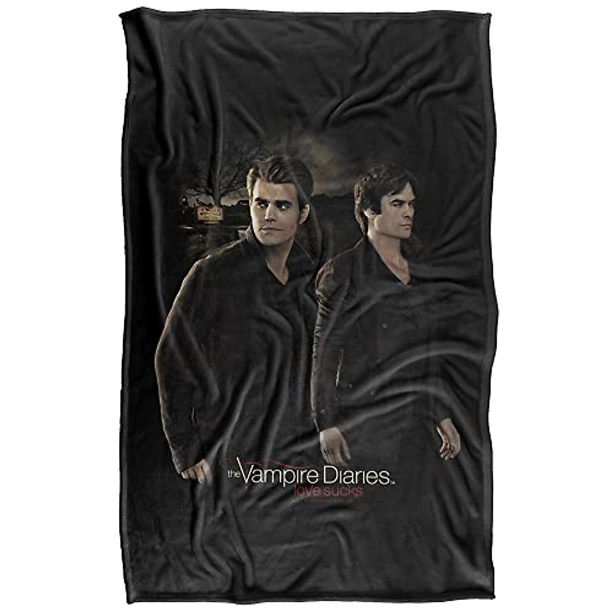 Vampire Diaries Brothers Silky Touch Super Soft Throw Blanket 36" x 58",Brothers