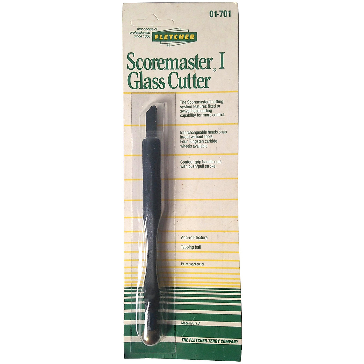 FLETCHER TERRY COMPANY 01-701 SCOREMSTER GLASS CUTTER