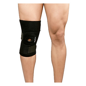 Wonder Care Knee Brace for Knee Pain Relief Open Patella Support for Arthritis, Meniscus Tear, Ligament Tear, Sports Injury, Neoprene Gym Knee wrap for Men and Women (Universal Size: 14.8"-22")