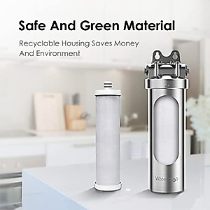 Waterdrop WF08 Under Sink Replacement Water Filter, Replacement for Waterdrop AS08, BS08, AMS08, 8000 Gallons Capacity，USA Tech