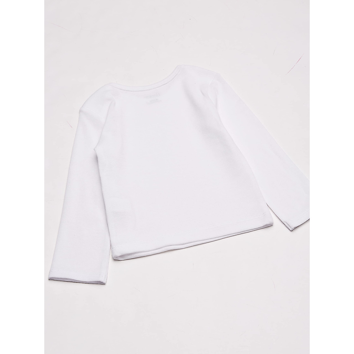 Hanes Kids Long-Sleeve Undershirt, Flexy Soft Knit Expandable Shoulder Pullover for Babies & Toddlers, 4-Pack, Diamond White, 18-24 Months