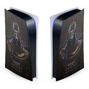 Head Case Designs Officially Licensed Assassin's Creed Hetepi Origins Character Art Matte Vinyl Faceplate Sticker Gaming Skin Case Cover Compatible with Sony Playstation 5 PS5 Digital Edition Console