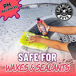 Chemical Guys CWS215 Sticky Snowball Ultra Snow Car Wash Soap (Works with Foam Cannons, Foam Guns or Bucket Washes) for Cars, Trucks, Motorcycles, RVs & More 128 fl oz (1 Gallon) Cherry Scent