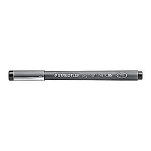 Staedtler Pigment Liner, 0.05mm, Black Ink (308-0.05)