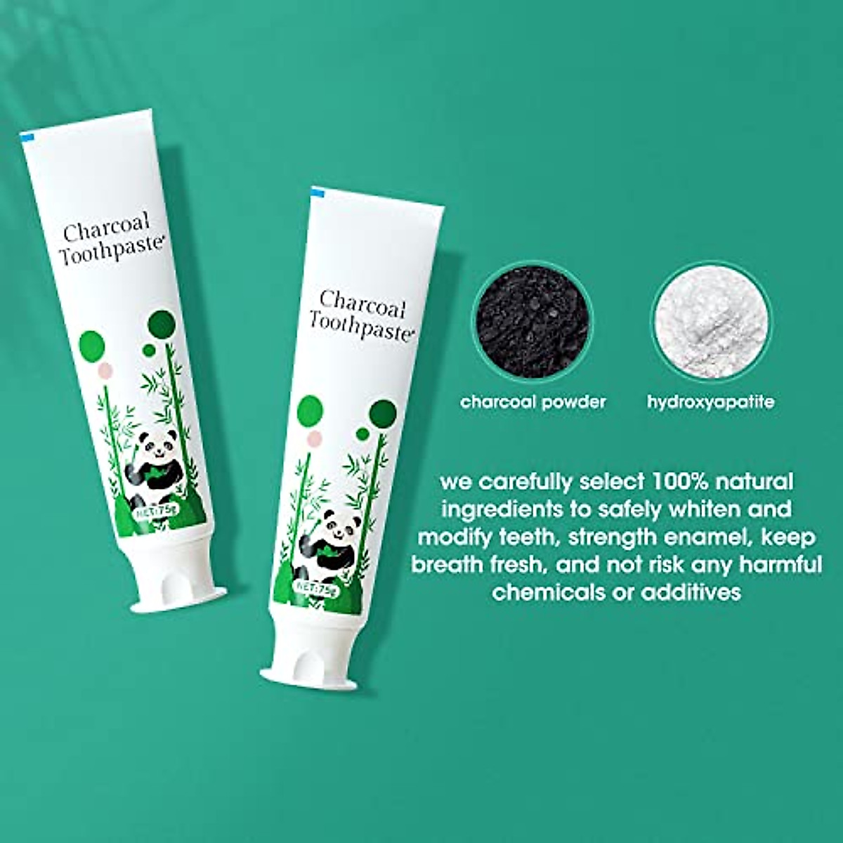 Charcoal Toothpaste Natural White Toothpaste for Whitening Teeth