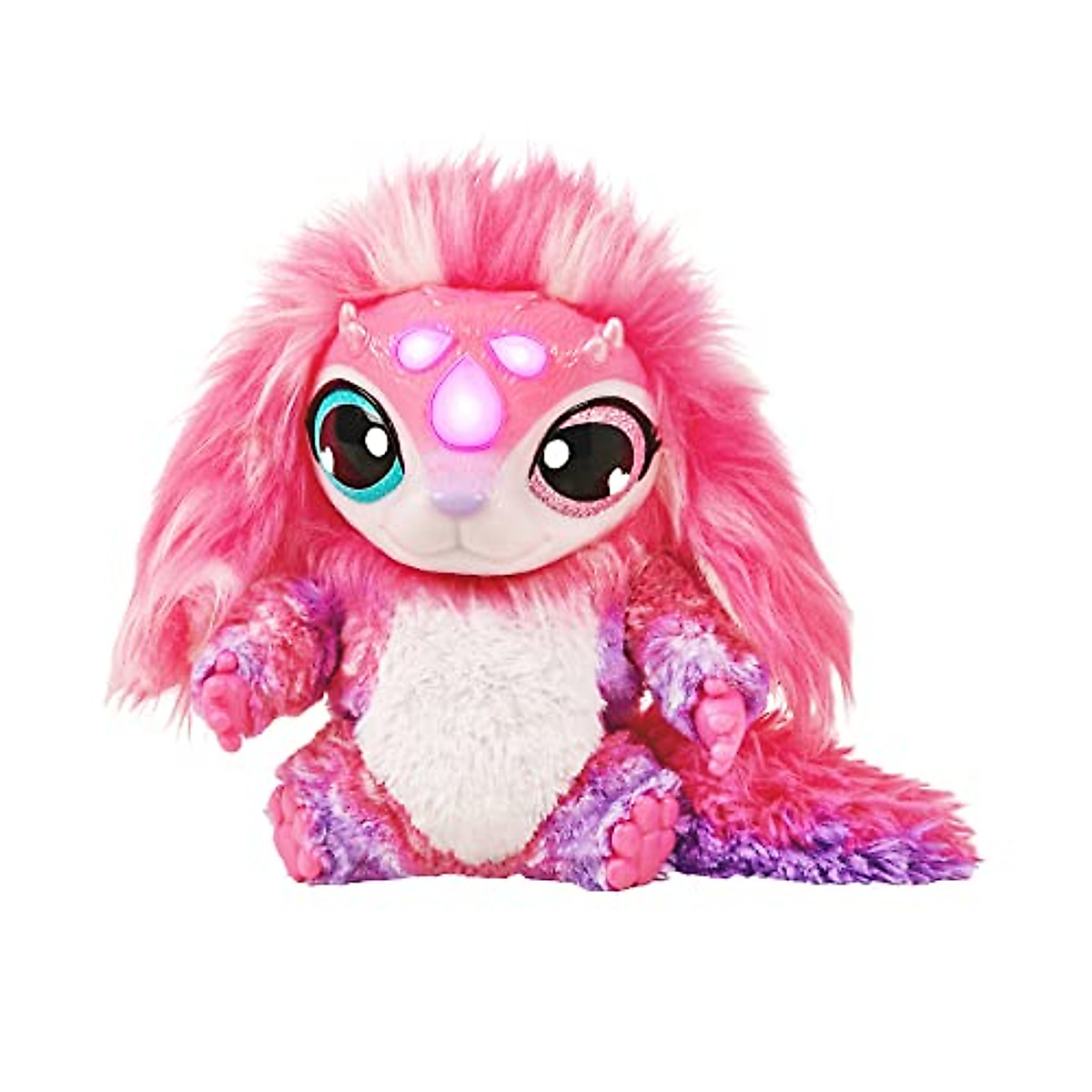 Magic Mixies Magical Misting Crystal Ball with Interactive 8 inch Pink Plush Toy and 80+ Sounds and Reactions