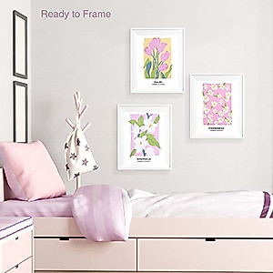 Flower Market Hanging Posters, Matisse Wall Art Paintings for Living Room Bedroom Decor, Nature Daisy Flower Prints 8x10inch Unframed