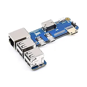 waveshare Pi Zero to Raspberry Pi 3B/B+ Adapter,Based on Raspberry Pi Zero to Reproduce The Original Appearance of The 3B Series,Alternative Solution for Raspberry Pi 3 Model B/B+