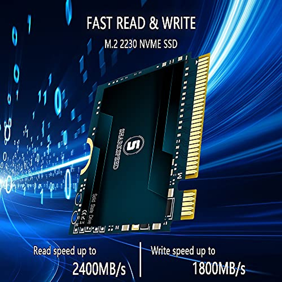 M.2 2230 SSD 256GB SSHARKSPEED NVMe PCIe Gen3.0X4 Internal Solid State Drive, Compatible with Steam Deck，Microsoft Surface pro 7/pro 8+/pro X/laptop3/laptop4/laptop Go, Ultrabook(256GB, 2230 Gen3.0)