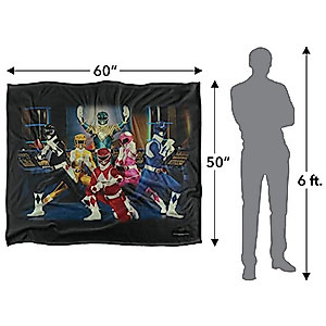Power Rangers Stance Officially Licensed Silky Touch Super Soft Throw Blanket 50" x 60"