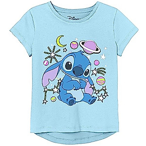 Disney Girls Lilo & Stitch Hi-lo T-Shirt, Cancun, 10-12 US