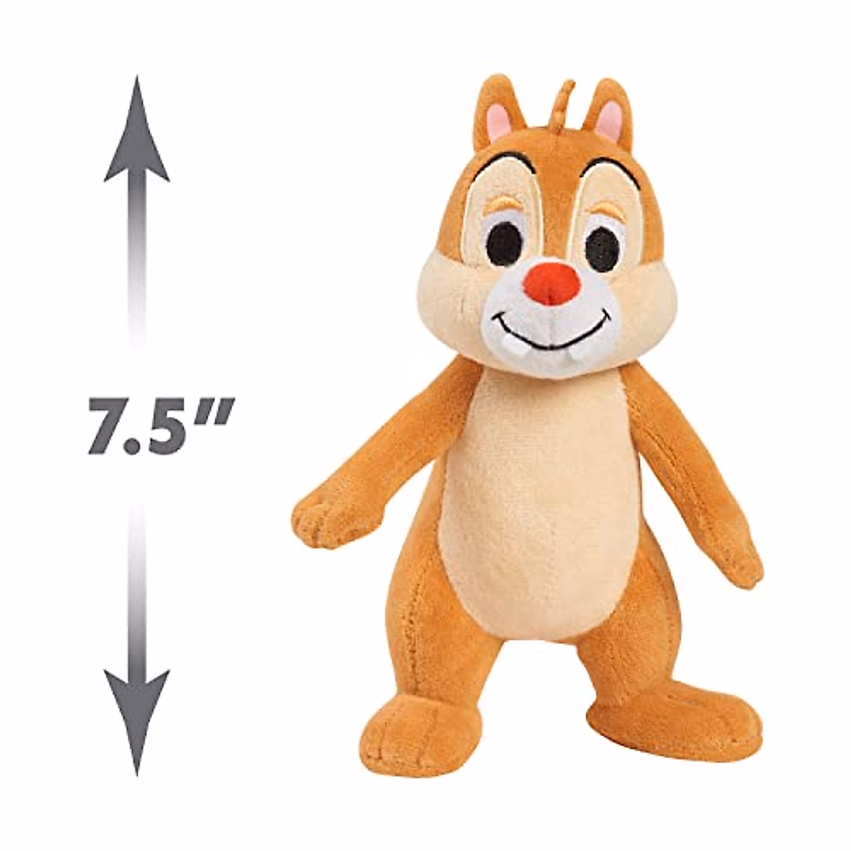 Disney Classic 6-inch Bean Plush Dale Small Stuffed Animal, Chipmunk, Super Soft Plush, Kids Toys for Ages 2 Up by Just Play