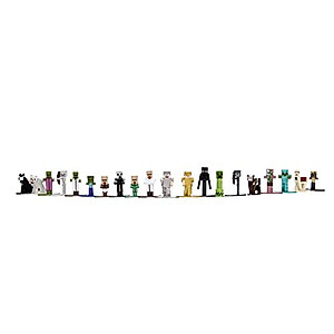 JADA Minecraft 20-Pack Wave 1 Nano METALFIGS 1.65" Die - Cast Figures, Multicolor (30125)