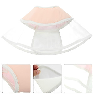 POPETPOP Compound Cone Collar Cat Neck Circle Surgery Recovery Collar Cat Neck Cone Dog Cone Pet Recovery Collar Pet Supply Pet Collars Cat -Licking Collar -Scratch PVC Neck Ring