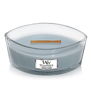 WoodWick Ellipse Scented Candle, Seaside Neroli, 16oz | Up to 50 Hours Burn Time