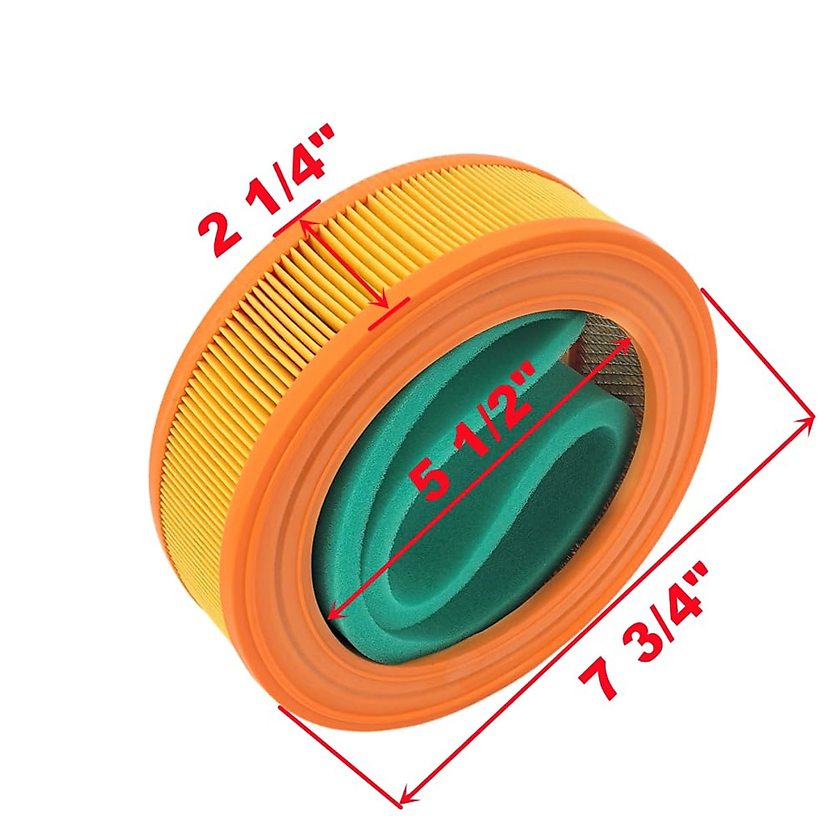 Gewxgzo 692519 692520 Air Filter Cartridge Tune Up Kit Fit for B&S 541477 543477 356447 358777 380447 380777 381447 V-twin Vanguard Engines