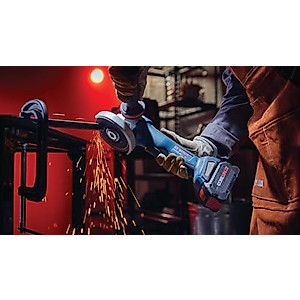 BOSCH GWS18V-10PB14 18V Brushless 4-1/2 – 5 In. Angle Grinder Kit with Paddle Switch and (1) CORE18V® 8 Ah High Power Battery