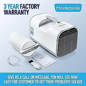 Outdoor Portable Air Conditioner for Tent Camping - Powerful Cooling for 22-86 Square Feet, 4400 BTU Truck Air Conditioner with 4 Modes & 12H Timer - Quiet Air Conditioner Fan for Outdoor and Indoor