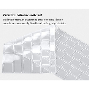 Keyboard Cover Skin for Lenovo Ideapad Flex 5i 14" 2 in 1 Laptop/Yoga 7i 5i 14/ Flex 5 5g 14" 2-in-1 Laptop/Flex 5 14IIL05 14 /Idepad S540 14/ ThinkBook 14 Gen 2 Gen 4/ThinkBook 14s Yoga- Clear