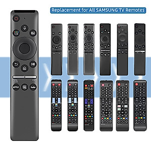 BN59-01312A Smart TV Voice Remote, for Samsung TV Remote, Compatible with All Samsung Series, Smart Curved Frame, QLED LED LCD 8K 4K TVs