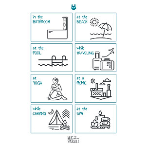 WETCAT Turkish Beach Towel Oversized 38x71 100% Cotton Sand Free Quick Dry Extra Large Light Travel Towel for Adults Beach Accessories Gifts - Burnt Orange