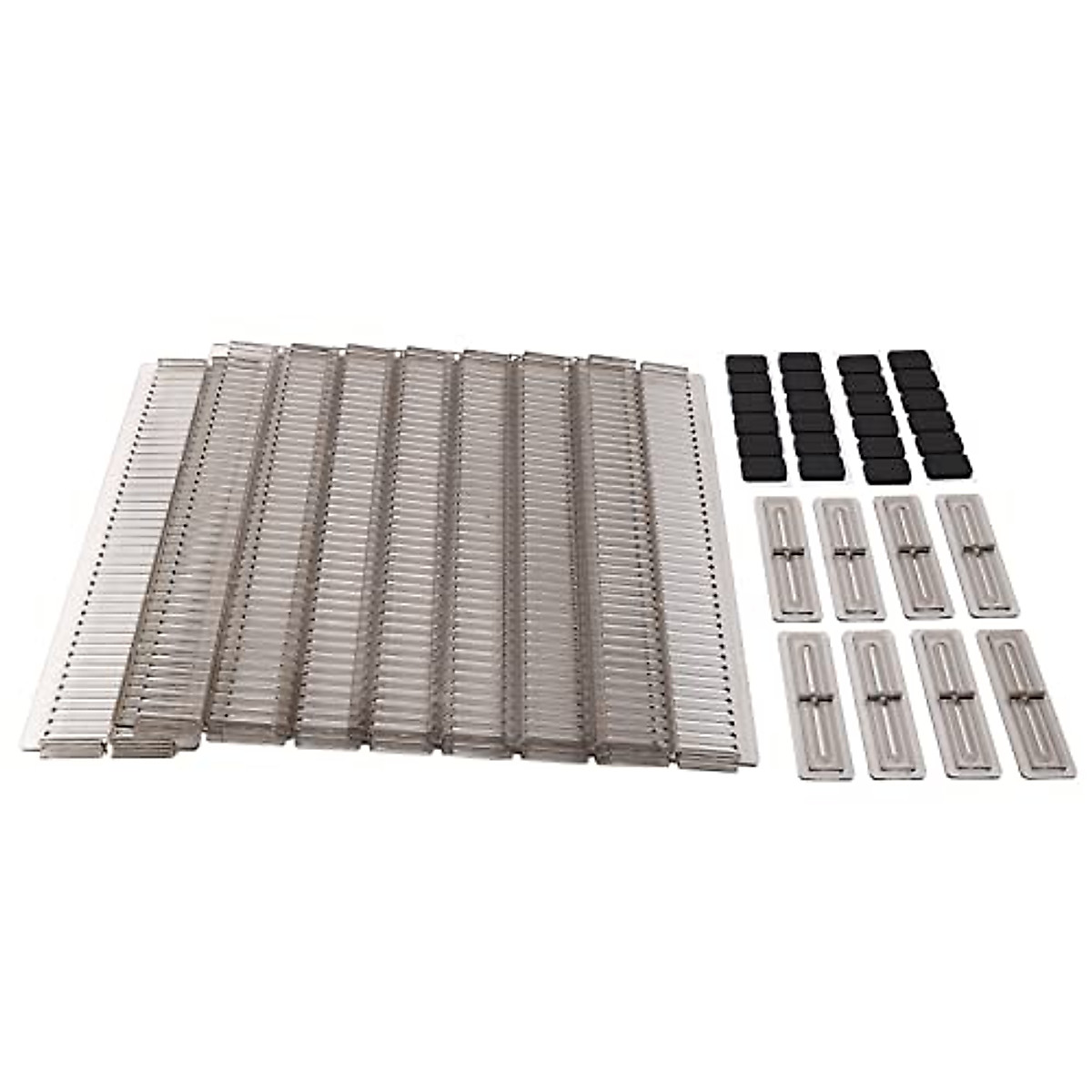 Sudemota 8 PCS Adjustable Drawer Dividers DIY Cabinet Partition Divider for Clutter Kitchen Cutlery Organizer Separator