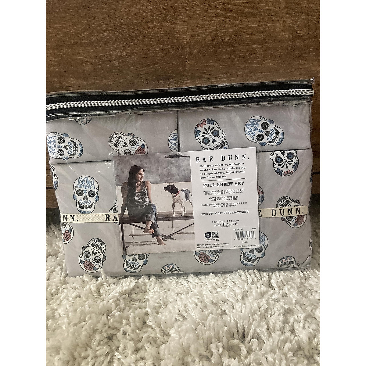 Rae Dunn Full Size Sheet Set Halloween