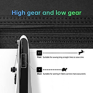 Mini sewing machine,Two dear,handheld sewing machine,Easy to Use and Fast Stitch Suitable for Clothes,Fabrics, DIY Home Travel