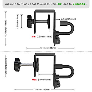 Kipika Heavy Duty Door Anchor Attachment - Shoulder Pulley - Over Door Rehab Exerciser for Rotator Cuff Recovery, Strength Training, Physical Therapy Exercise, Home Gym
