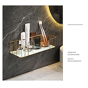 Bathroom Gold Rack Wallet Handing Toilet Shelf Storage Shower Organizer Caddy Holder Black