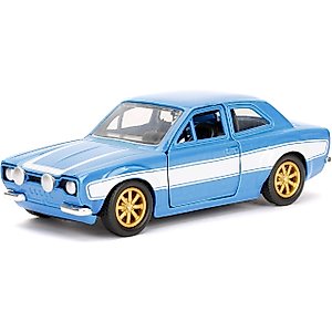 Jada Toys 1:32 Fast & Furious - Brian's Ford Escort RS2000 Mk1,Blue