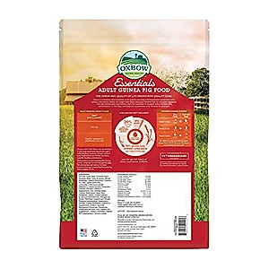 Oxbow Essentials Adult Guinea Pig Food - All Natural Adult Guinea Pig Pellets - 10 lb.