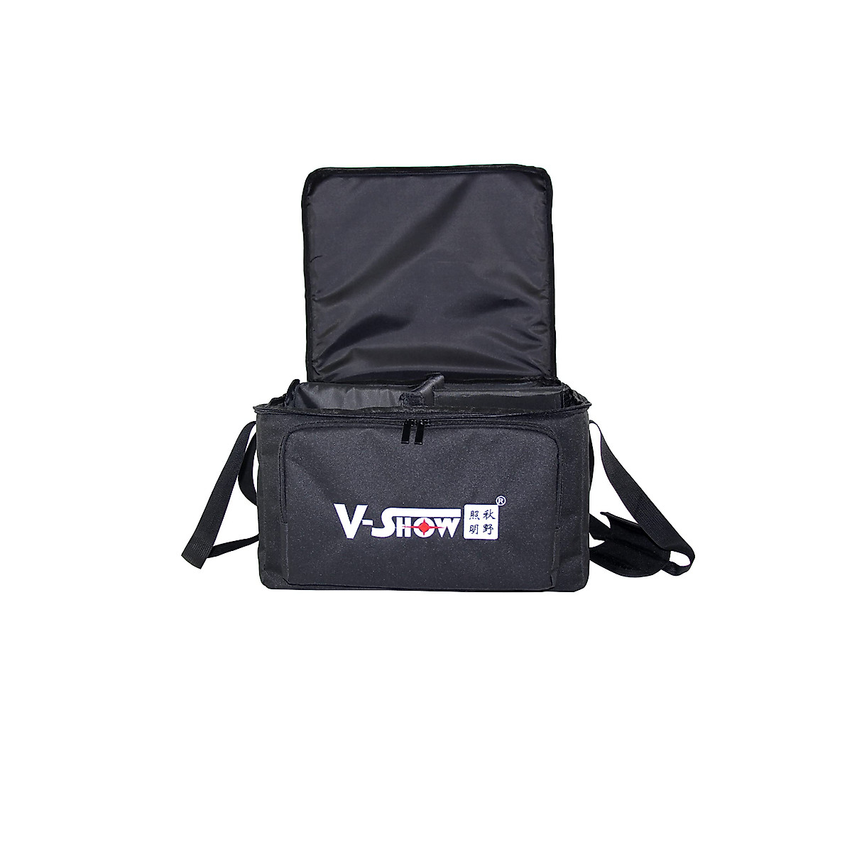V-Show Portable Carry Bag for Wireless Battery Uplights - Durable Soft-Sided Bag for 4 Freedom Par Light fixtures, for DJ Wedding Party Par light