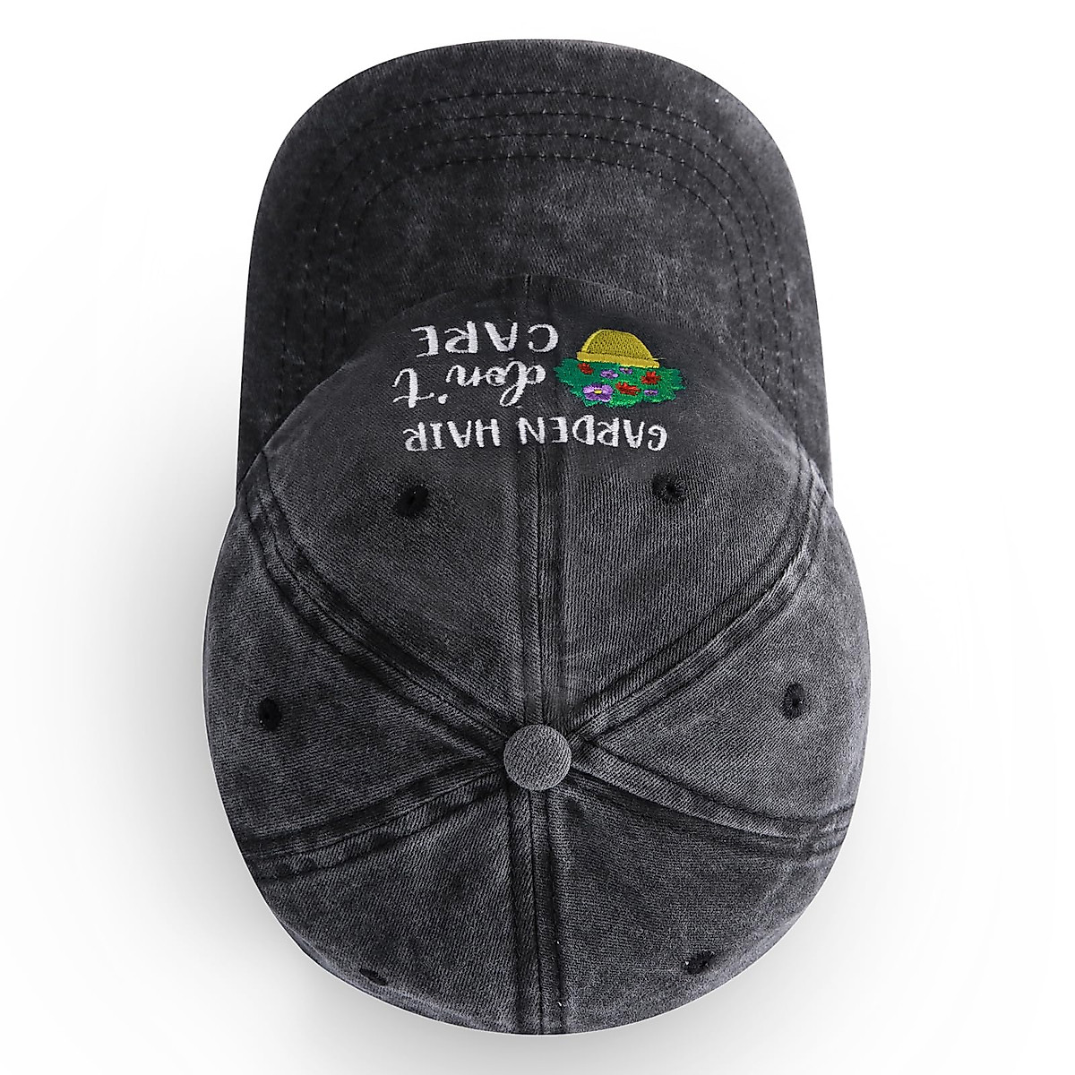 Gardening Gifts for Women, Gardening Hat, Gifts for Gardeners Woman, Gardening Accessories for Mom Aunt Grandma, Cute Gardening Gifts for Gardeners, Unique Gardening Adjustable Baseball Cap Grey