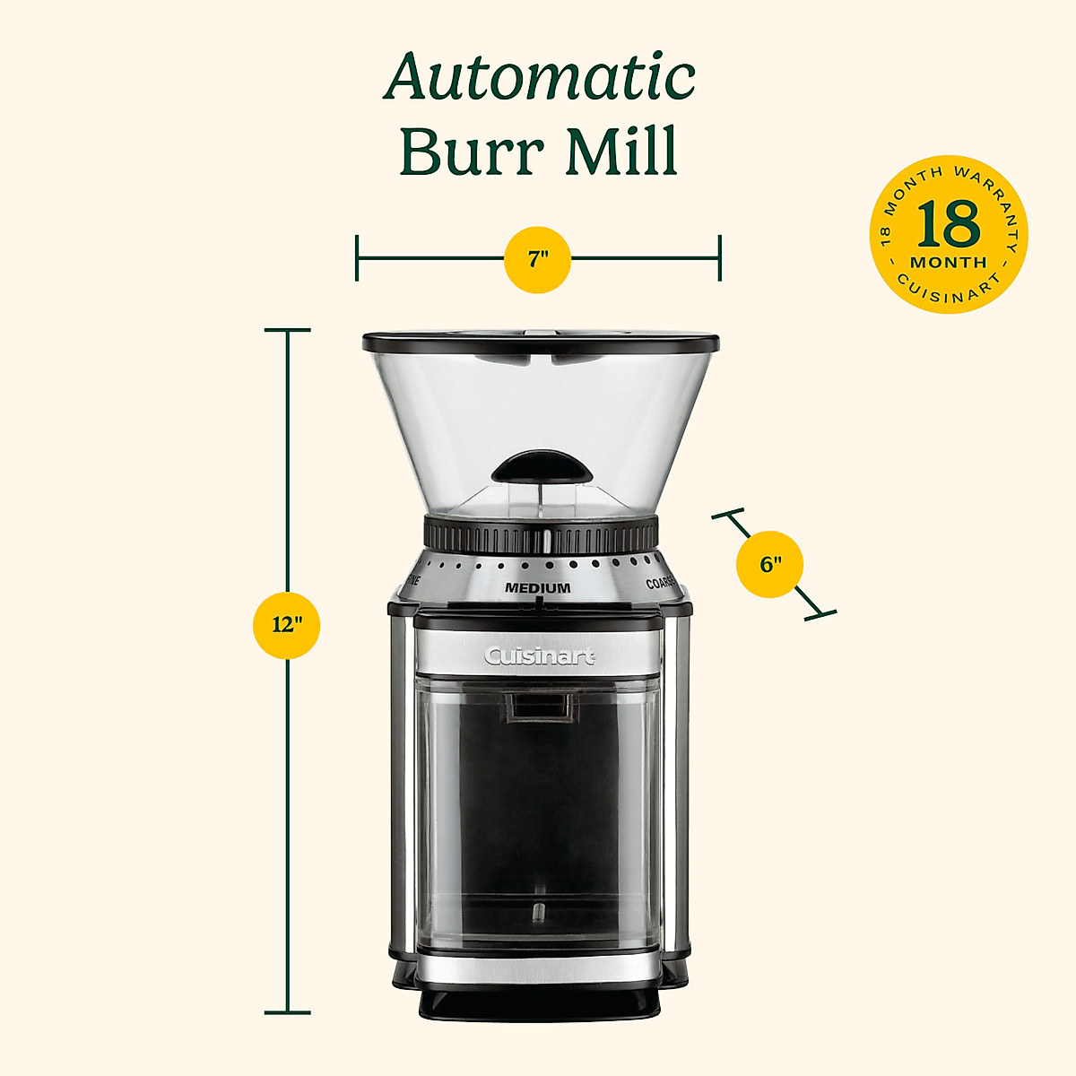 Cuisinart DBM-8 Supreme Grind Automatic Burr Mill