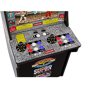 ARCADE1UP Street Fighter - Classic 3-in-1 Home Arcade, 4Ft