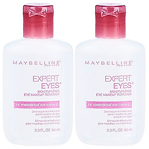 Maybelline New York Expert Eyes Moisturizing Eye Makeup Remover, 2 Count