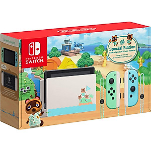 Switch Bundle Newest Nintendo Switch Game Bundle: Animal Crossing-New Horizons Edition, Super Mario 3D All-Stars ;Woov Micro SD 256 GB