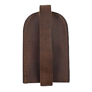 Hide & Drink, Leather Key Holder/Keychain/Key Case/Cover, Handmade Includes 101 Year Warranty :: Bourbon Brown