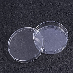 20 PCS 60mm Plastic Petri Dishes Culture Dishes with Lids