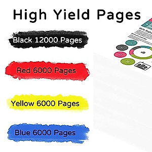 RIOMAN Toner Cartridge Compatible Replacement for Konica Minolta TN220 to Use with Bizhub C221S C221 C281 C7122 C7128 Toner Printer Magenta