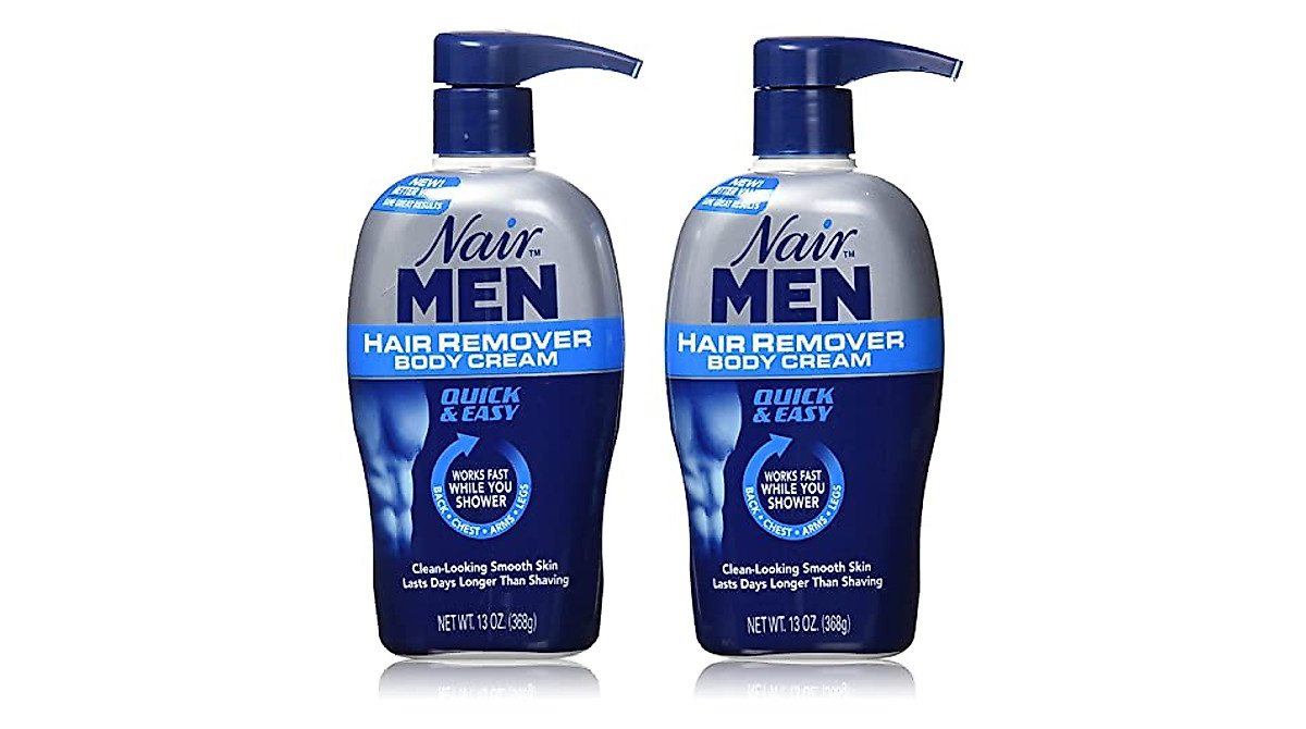 Nair Men Hair Removal Body Cream Pack of 2 for Smooth Skin