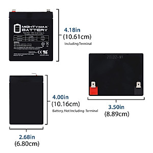 Mighty Max Battery 12V 5Ah F2 SLA Replacement for Universal Power UB1250