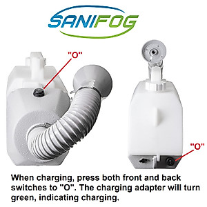 Sanifog Cordless Disinfectant Fogger Machine for 25ft Spray ULV Cold Fogger Electric Sprayer Commercial Industrial and Home Use (3L)