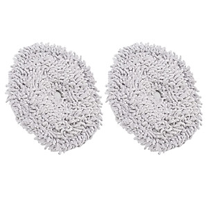 2Pcs Replacement Mop Pad Sweeper Cleaning Mop Cloth Side Brush Acuum Cleaner Rag Accessories Practical Durable for Dreame W10 Pro