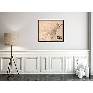 INFINITE PHOTOGRAPHS 1802 Map| Map of The United States of North America| Early United States Map Size: 20