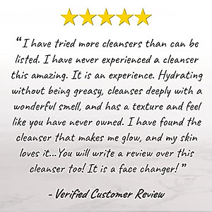 Hydrating Face Wash. Fresh Made with Natural, Nourishing Ingredients. High-Performing yet Gentle Anti Aging Formula. Daily Foaming Facial Cleanser. Deep, Non-Drying Clean. All Skin Types. Women & Men